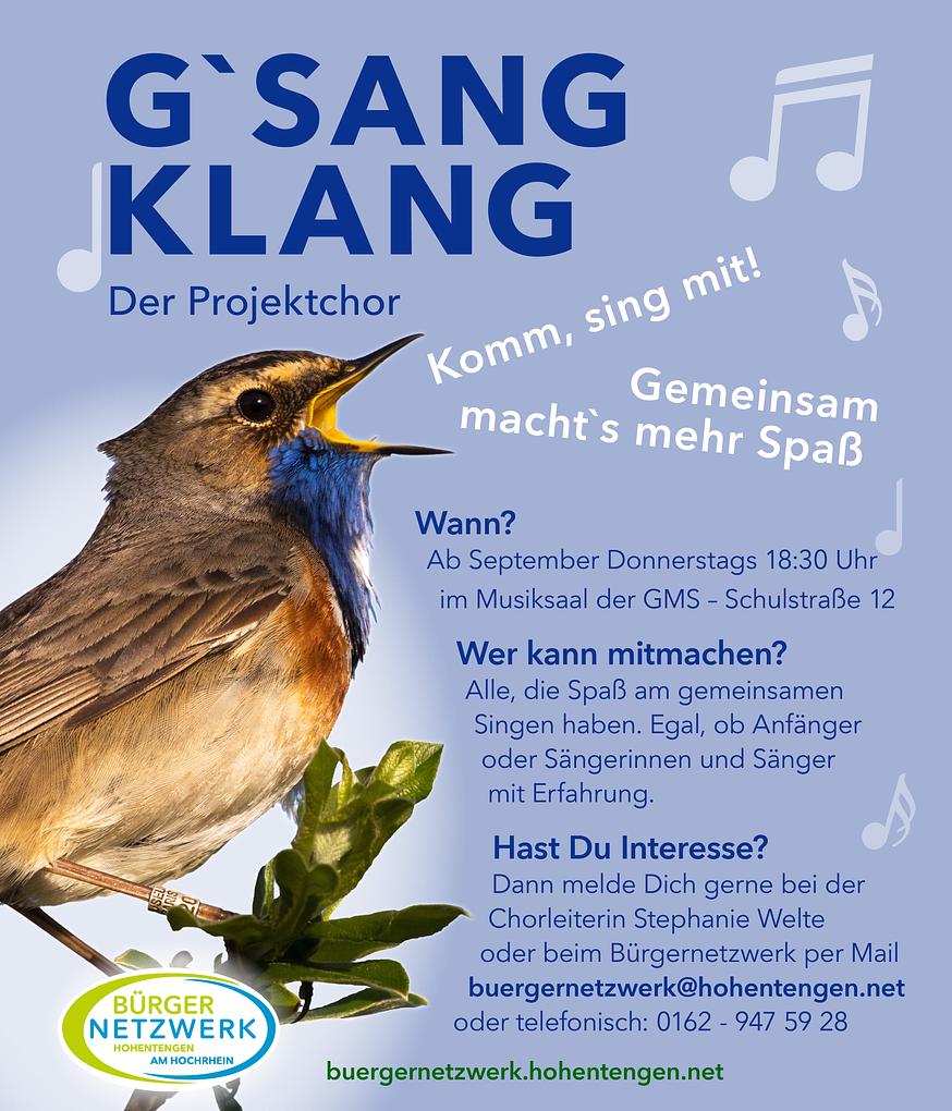 Projektchor G`sangKlang / Post / Crossiety