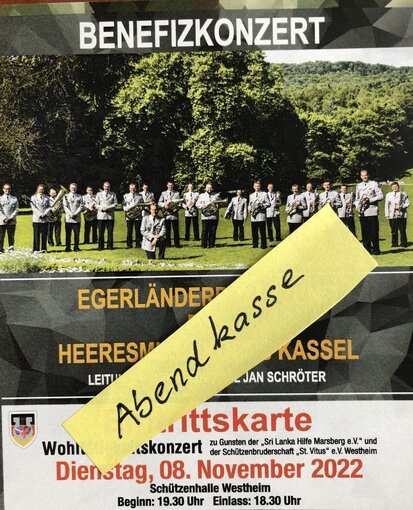 Benefizkonzert am 08. November | ABENDKASSE / Post / Crossiety