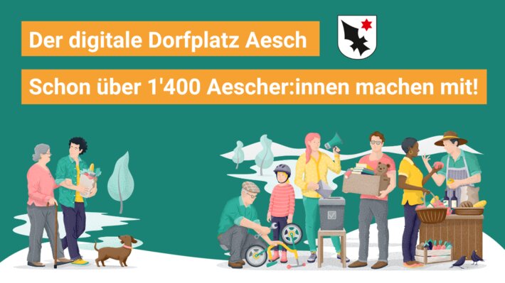 Post / Der digitale Dorfplatz Aesch wächst weiter / Crossiety